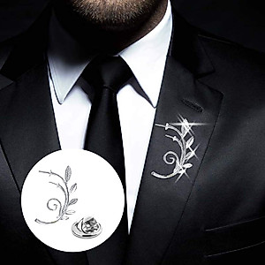 50PCS Metal Pin Backs, Pin Keepers Locking Clasp for Badge Insignia Pin Backs Replacement (Silver)