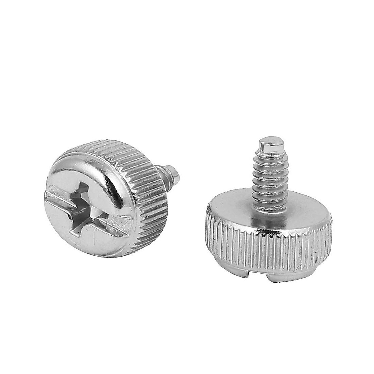 New Lon0167 6#-32 UNC Featured Metal Knurled Phillips reliable efficacy Head Thumb Screw 20pcs for Computer PC Case(id:711 94 a6 38f)