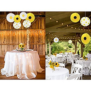 CHRORINE Sunflower Party Decorations, Sunflower Birthday Party Baby Shower Bridal Shower Wedding Decorations, Baby Shower Birthday Party Supplies
