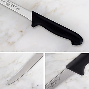 Messermeister Pro Series 8” Flexible Fillet Knife - German X50 Stainless Steel & NSF-Approved PolyFibre Handle - 15-Degree Edge, Rust Resistant & Easy to Maintain - Made in Portugal