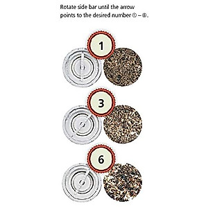 Zassenhaus Augsburg Pepper Grinder Mill, 7-Inch, Gloss White with Stainless Steel