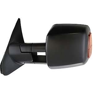 Kool Vue Driver & Passenger Side Power Heated Towing Mirrors for Toyota Tundra 2007-2021 With Signal Light Textured Standard Cab