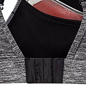 The Original WineRack Booze Bra Flask - Adjustable Design - Holds 25oz of Booze (Grey, Large)