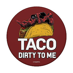 Marvel Deadpool Taco Dirty To Me PopSockets PopGrip: Swappable Grip for Phones & Tablets