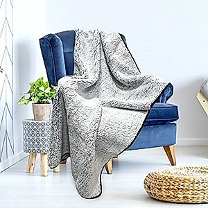 Sojoy Lap Blanket and Throws Lightweight Cozy Plush Blanket for Couch Home Office(55 * 40 inches)