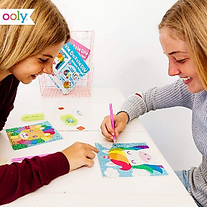Ooly, Razzle Dazzle DIY Gem Art Kit for Kids, School, Art Projects, Diamond Painting, Rhinestone Craft Mosaic - Unique Unicorn