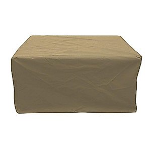 The Outdoor GreatRoom Company Tan Rectangular Cover for Providence Fire Pit Table