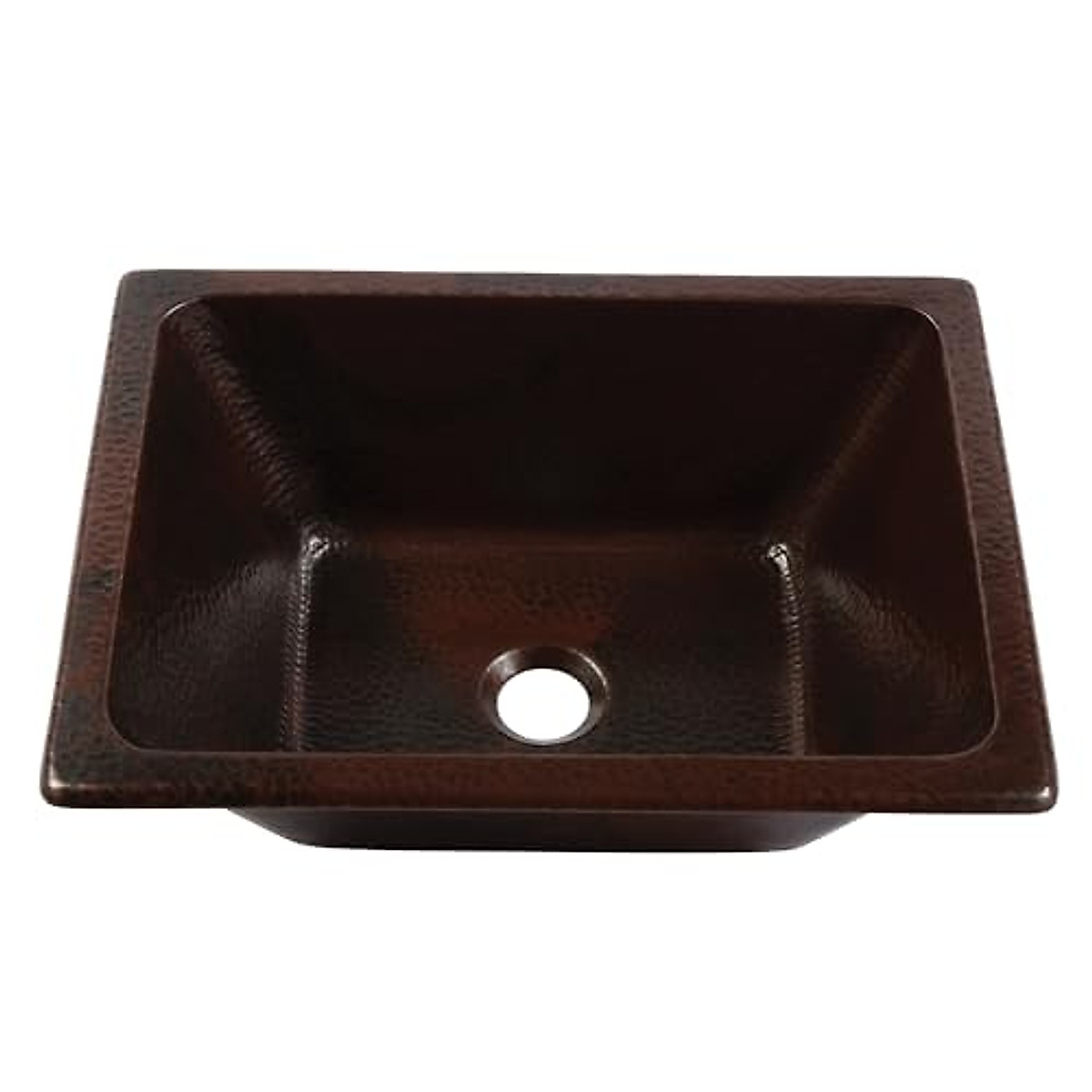 Hawking Copper 17" Rectangular Dual Flex Bath Sink with Care Kit