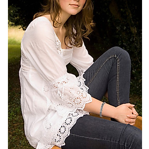 SAM & LORI Gifts for 13 Year Old Ideas Cuff Bracelet for Women Teens Teenage Christmas Stocking Stuffers Cute Birthday Daughter Granddaughter Valentine Day Easter Graduation Keep Shining Beautiful One