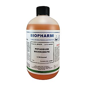 Biopharm Potassium Dichromate 0.100 Normal — 500 mL (1.06 Pint)