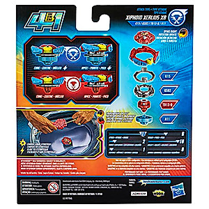 BEYBLADE Hasbro Burst QuadStrike Xcalius Power Speed Launcher Pack, Battle Game Set with Xcalius Power Speed Launcher and Right-Spin Battling Top Toy