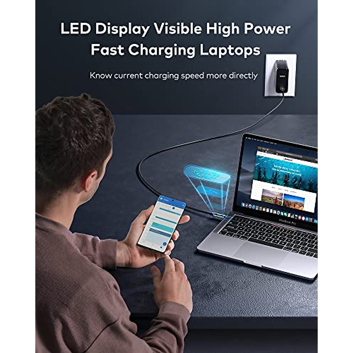 Baseus USB C Cable, [2-Pack 6.6ft+6.6ft] 100W PD 5A QC 4.0 Fast Charging USB C to USB C Cable, Zinc Alloy Nylon Braided Type C Cable for Samsung S21 S20 Note 20 iPad Pro MacBook Pro Google Pixel etc