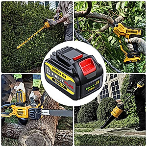 Replace for DeWalt DCB606 DCB609 20V/60V MAX 9.0Ah Battery Compatible with DeWalt 20V/60V Power Tools, Replace for dewalt 20V/60V Battery DCB612 Compatible with DeWalt 20-60v Battery Chargers