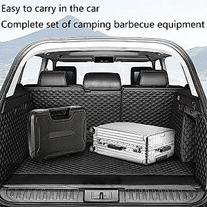 CYXI Camp Cooking Utensil Set & Outdoor Kitchen Gear-29 Piece Cookware Kit, Portable Compact Carry Case,Grill Accessories for Travel, Picnics, RVs, Camping, BBQs, Parties