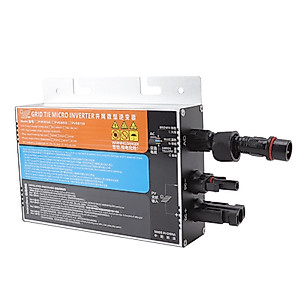 Solar Inverter, Small Size and Capacity 18‑60V Islanding Protection Grid Tie Inverter for Home (PVGS-700W(18-60V) 110V)