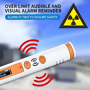 Geiger Counter Nuclear Radiation Detector,CHNADKS Upgraded d Personal Dosimeter,Beta Gamma X-ray Portable Handheld Radiation Monitor,Battery Powered (0.08uSv – 50mSv)