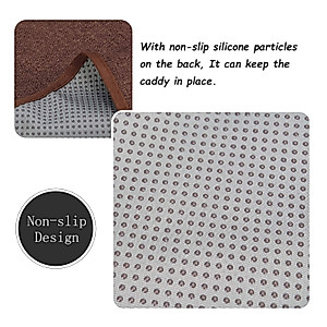 SYSOV Sofa Armrest Organizer, Remote Control Holder for Recliner Couch, Arm Chair Caddy with 5 Pockets for Magazine, Tablet, Phone, iPad