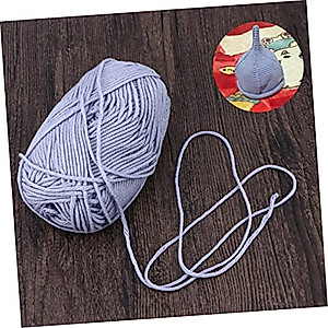 Homoyoyo red Yarn Green Yarn Purple Yarn Black Yarn Simply Soft Yarn Crochet Yarn Acrylic Yarn Milk Cotton Yarn Knitting Accessories Yarn Storage Suite Doll Roving Blue Yarn Simple Baby