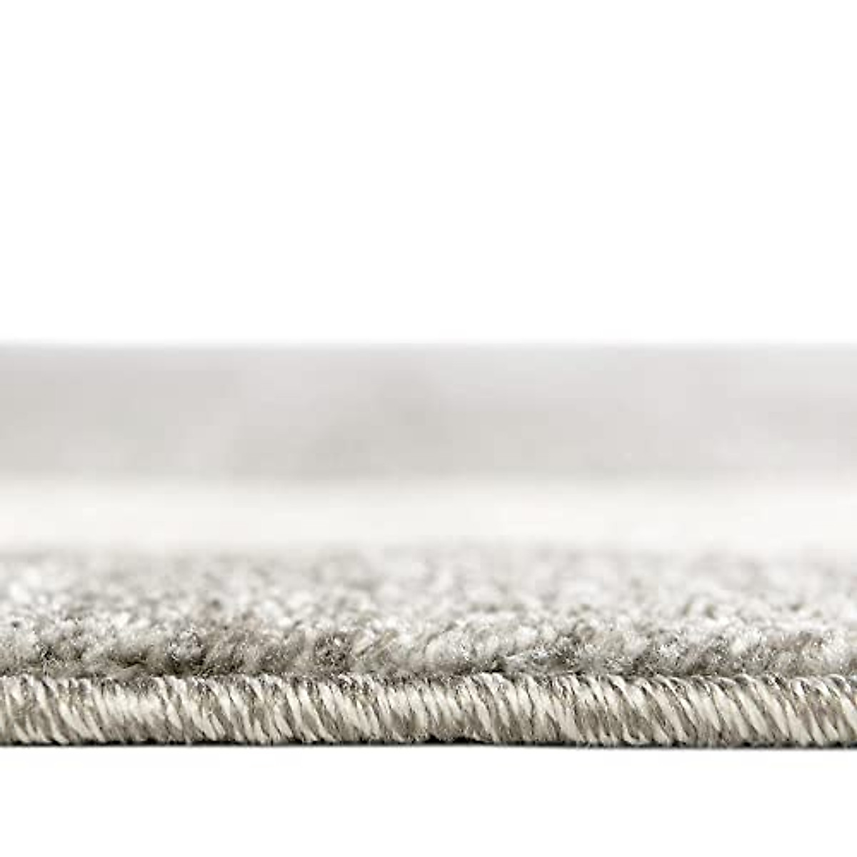 Unique Loom Del Mar Collection Area Rug-Transitional Inspired with Modern Contemporary Design, Rectangular 5' 0" x 8' 0", Gray/Ivory