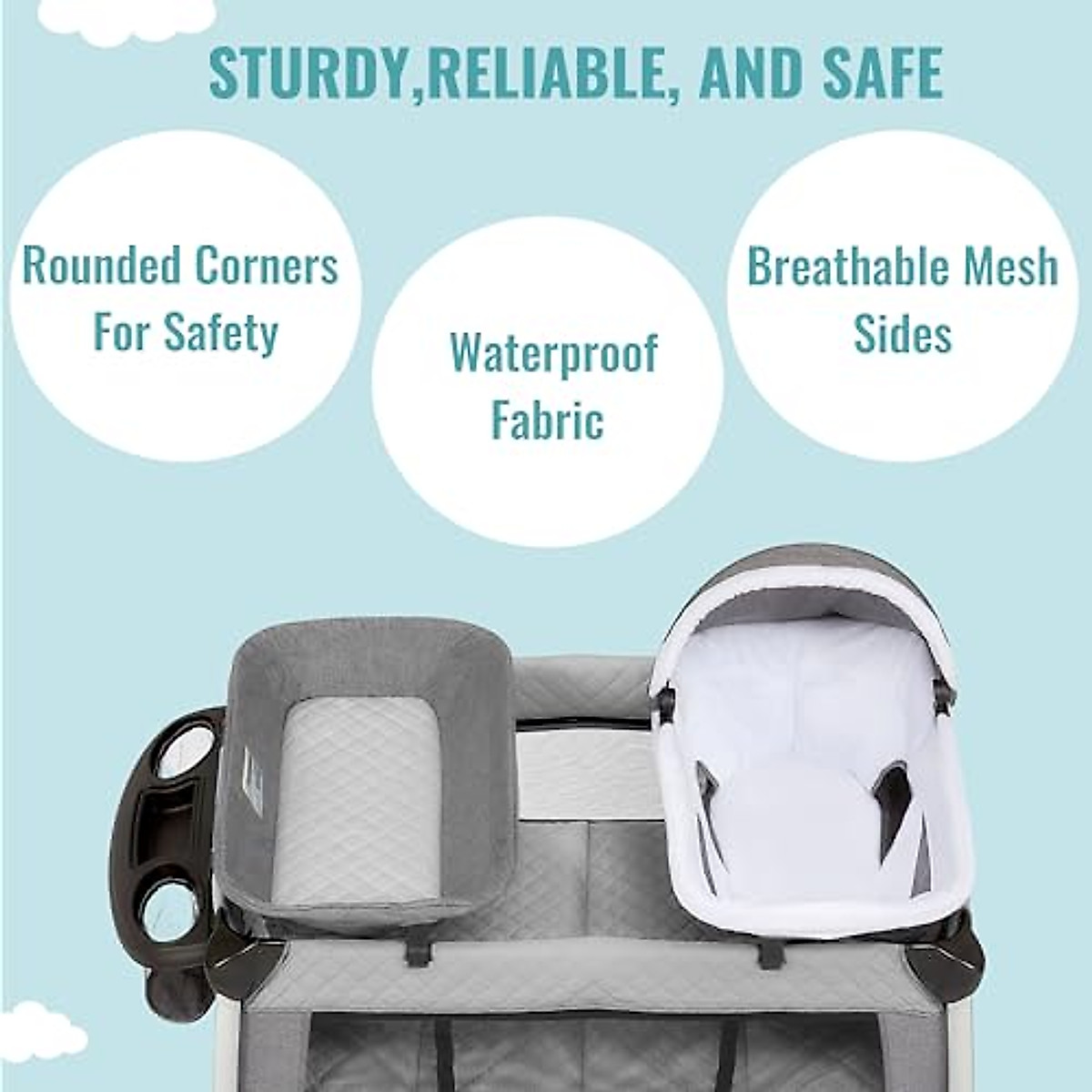 Dream On Me Princeton Deluxe Nap 'N Pack Play Yard