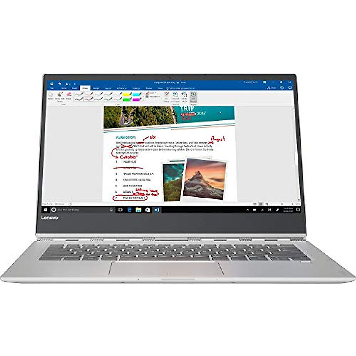 Lenovo Yoga 920 2-in-1 13.9" FHD Touchscreen Laptop, Intel Core i7-8550U, 8GB DDR4, 256GB SSD PCIe, Webcam, Bluetooth, Fingerprint Reader, Thunderbolt, Backlit Keyboard, Active Pen, Windows 10