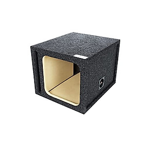 Bbox Single Vented 15 Inch Subwoofer Enclosure Engineered for Kicker Solo-Baric Model L5 & L7 Subwoofers - Car Subwoofer Boxes & Enclosures & Subwoofer Box Improves Audio Quality, Sound & Bass