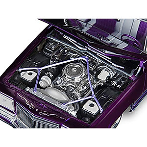 Revell 85-4438 Custom Cadillac Lowrider Model Car Kit 1:25 Scale 110-Piece Skill Level 5 Plastic Model Building Kit , Purple