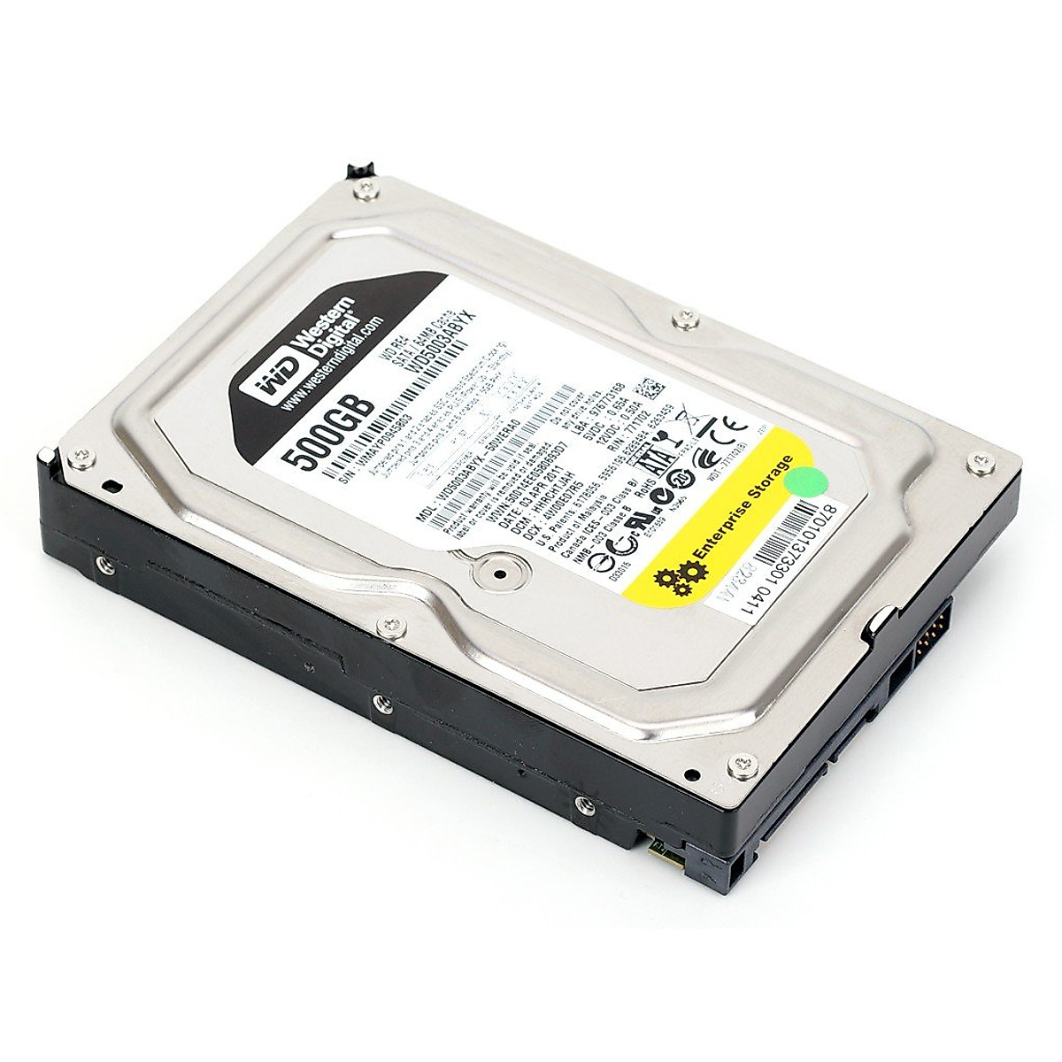 WD RE4 500 GB Enterprise Hard Drive, 3.5 Inch, 7200 RPM, SATA II, 64 MB Cache (WD5003ABYX) (Old Model)