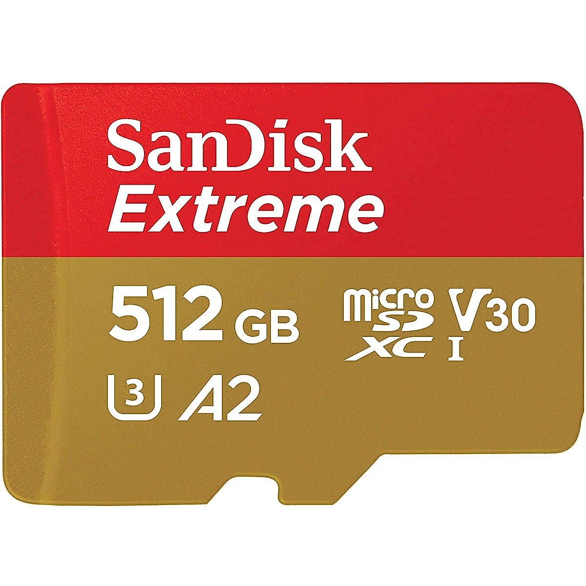 SanDisk Extreme 512GB Micro SD Memory Card for GoPro Works with GoPro Hero 10 Black Camera UHS-1 U3 / V30 A2 4K Class 10 SDSQXAV-512G-GN6MN Bundle with 1 Everything But Stromboli MicroSD Card Reader