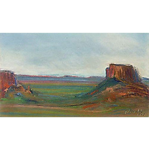 Sedona, Arizona by Gregory Kondos, Original Pastel, 6.5" x 11.5"