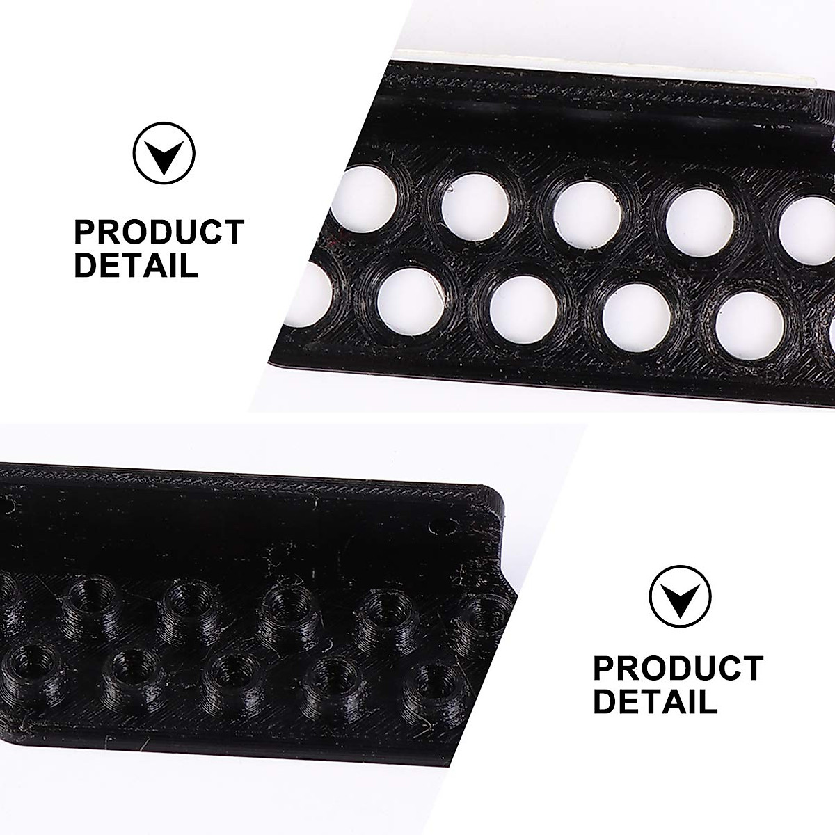 BESPORTBLE 1 Pair Wall-Mounted Arrow Bow Rack ABS 12 Arrow Wall Holder Arrow Display Hanger Archery Accessories