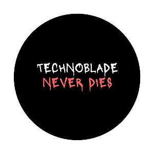 Technoblade Never Dies Funny PopSockets PopGrip: Swappable Grip for Phones & Tablets