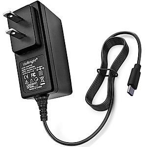 UpBright USB-C USB Type C Plug 12V AC/DC Adapter Compatible with APD Model No. WA-24Q12FU WA24Q12FU Asian Power Devices Inc 12VDC 2A 24W DC12V 2000mA 12.0V 2.0A Power Supply Cord Battery Charger PSU