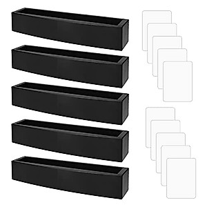 KELEAPEKER 5Pcs Wall Mounted Shoe Rack, Retractable Shoe Holder for Back of Door, Space Saving, Shoe Wall Hanger with Sticky Hanging Strips