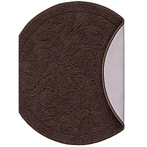 Mohawk Home Foliage Chocolate Round Accent Rug, 3'x3'
