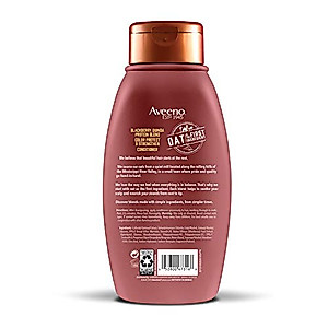 Aveeno Blackberry Quinoa Protein Blend Sulfate-Free Conditioner for Color-Treated Hair Protection, Daily Strengthening & Moisturizing Conditioner, Paraben & Dye-Free, 12 Fl Oz