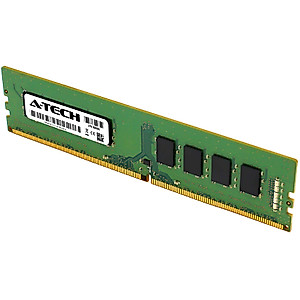 A-Tech 16GB (2x8GB) DDR4 2666MHz DIMM PC4-21300 UDIMM Non-ECC 2Rx8 1.2V CL19 288-Pin Desktop Computer RAM Memory Upgrade Kit