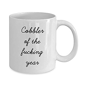 Best Cobbler Mug Funny Appreciation Mug for Coworkers Gag Swearing Mug for Adults Novelty Tea Cup