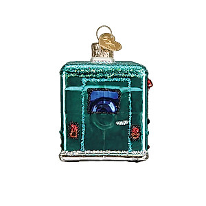 Old World Christmas Chef's Collection Glass Blown Ornaments for Christmas Tree Food Truck 2x4