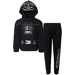 STAR WARS Darth Vader Little Boys Fleece Pullover Hoodie & Pants Black 7-8