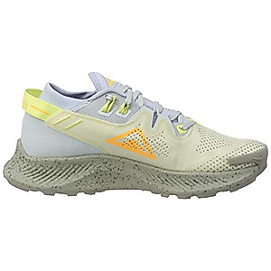 Nike Women's Race Running Shoe, Pure Platinum Laser Orange Fossil Limelight Ghost Enigma Stone, 7.5