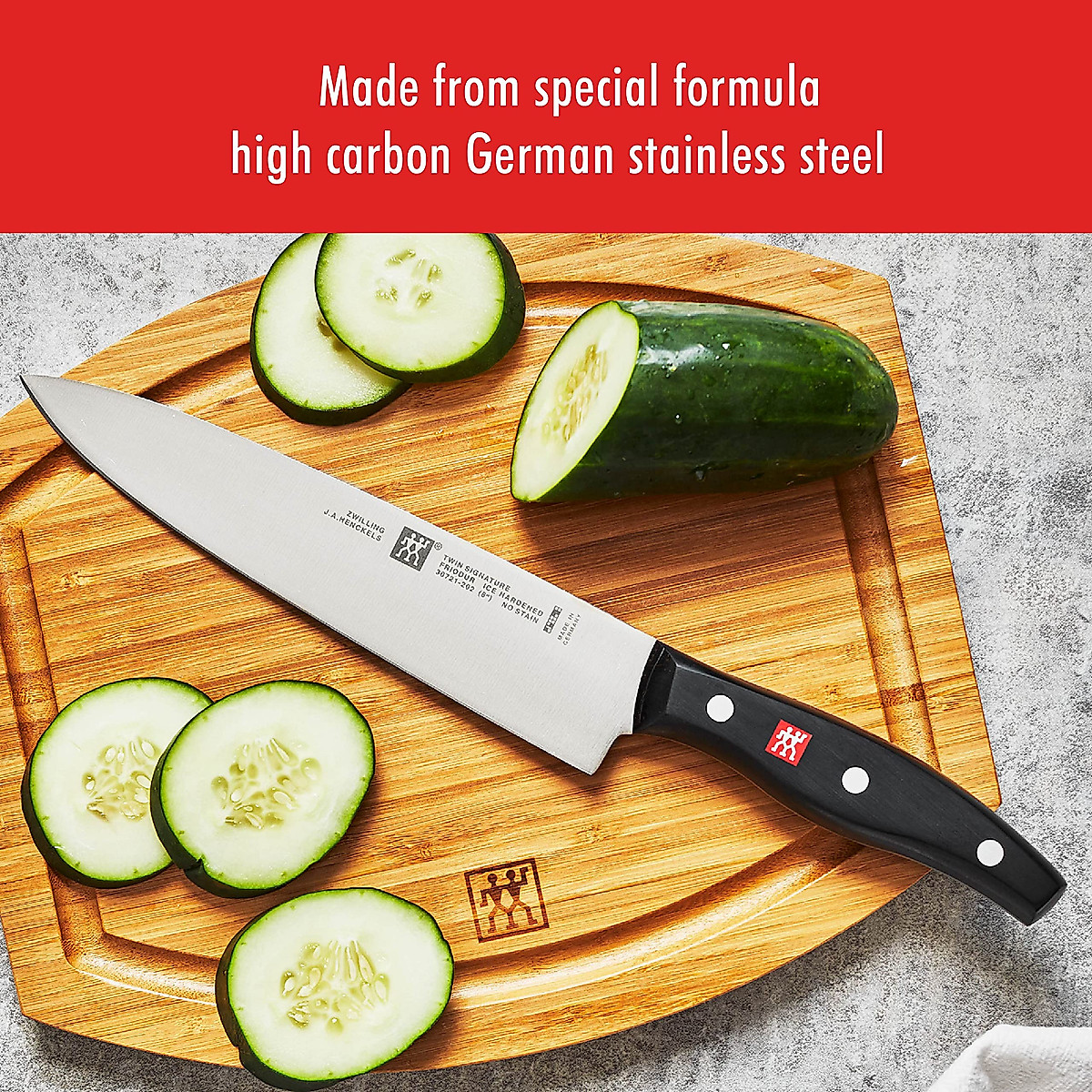 ZWILLING TWIN Signature 15-pc Self-Sharpening Knife Block Set - Brown