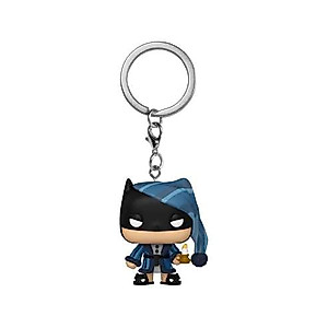 Funko POP! Keychain: DC Holiday - Batman - (WMT) - DC Comics Novelty Keyring - Collectable Mini Figure - Stocking Filler - Gift Idea - Official Merchandise - Comic Books Fans - Backpack Decor