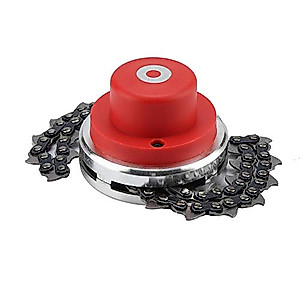 Trimmer Head Chain Trimmer Head Garden Trimmer Trimmer Head, for Chain Brush Cutter Weed Eater and Garden Pole Trimmer Tools