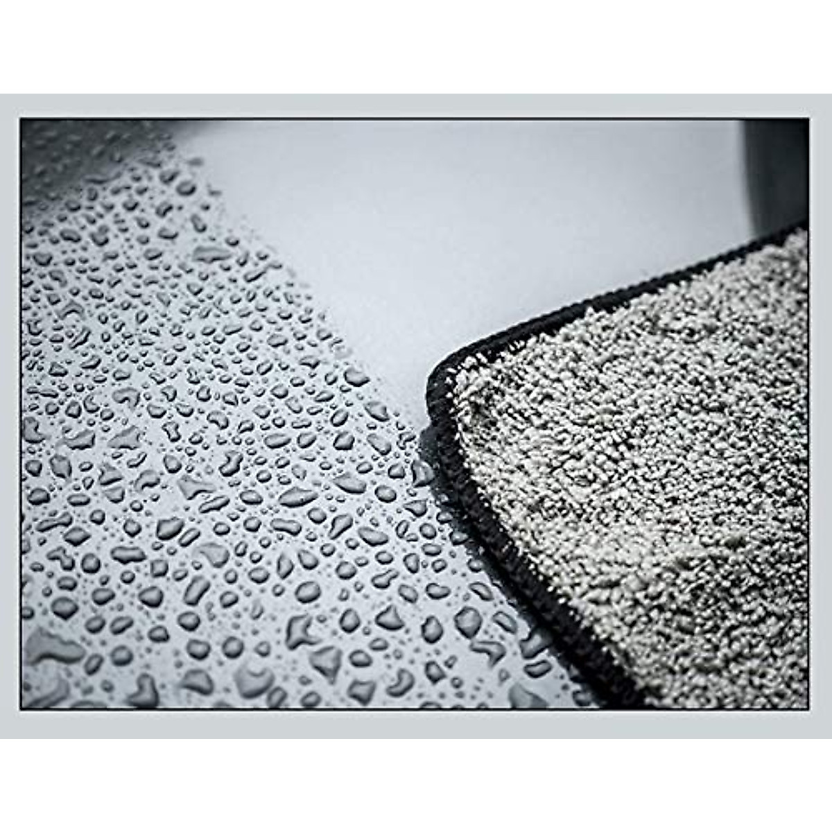 Microfiber Cleaning Cloth for Cars - Professional Car Wash Towel Pad/All-Purpose Cleaning Cloths/Super Absorbency Drying Towel - Detailing and Polishing Cars (12“x16”, Grey, 3PCS)