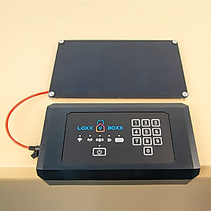 Loxx Boxx Solar Panel: 5 Watt 6 Volt Solar Panel is Waterproof, Lightweight and Designed to Work with Your Loxx Boxx Device.