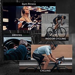 Santic Cycling Gloves Windproof Bike Bicycle Motorcycle Gloves with Gel Pads, Anti-Shock Breathable Mountain Bike Gloves for Men and Women