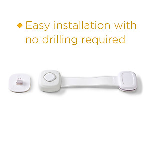 Safety 1st OutSmart Multi Use Lock, 2 Pack, White