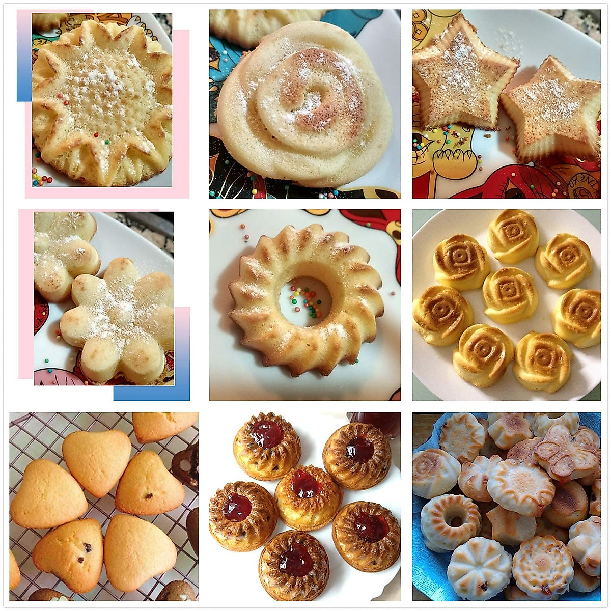 To encounter 60 Pack Silicone Cupcake Baking Cups