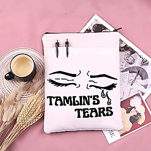 G2TUP Sarah J Maas Gift Tamlin’s Tears Book Sleeve ACOTAR Book Covers A Court of Thorns and Roses Gift Book Lover Gift Acotar Series Fan Zipper Book Protector (T Tears Off W)
